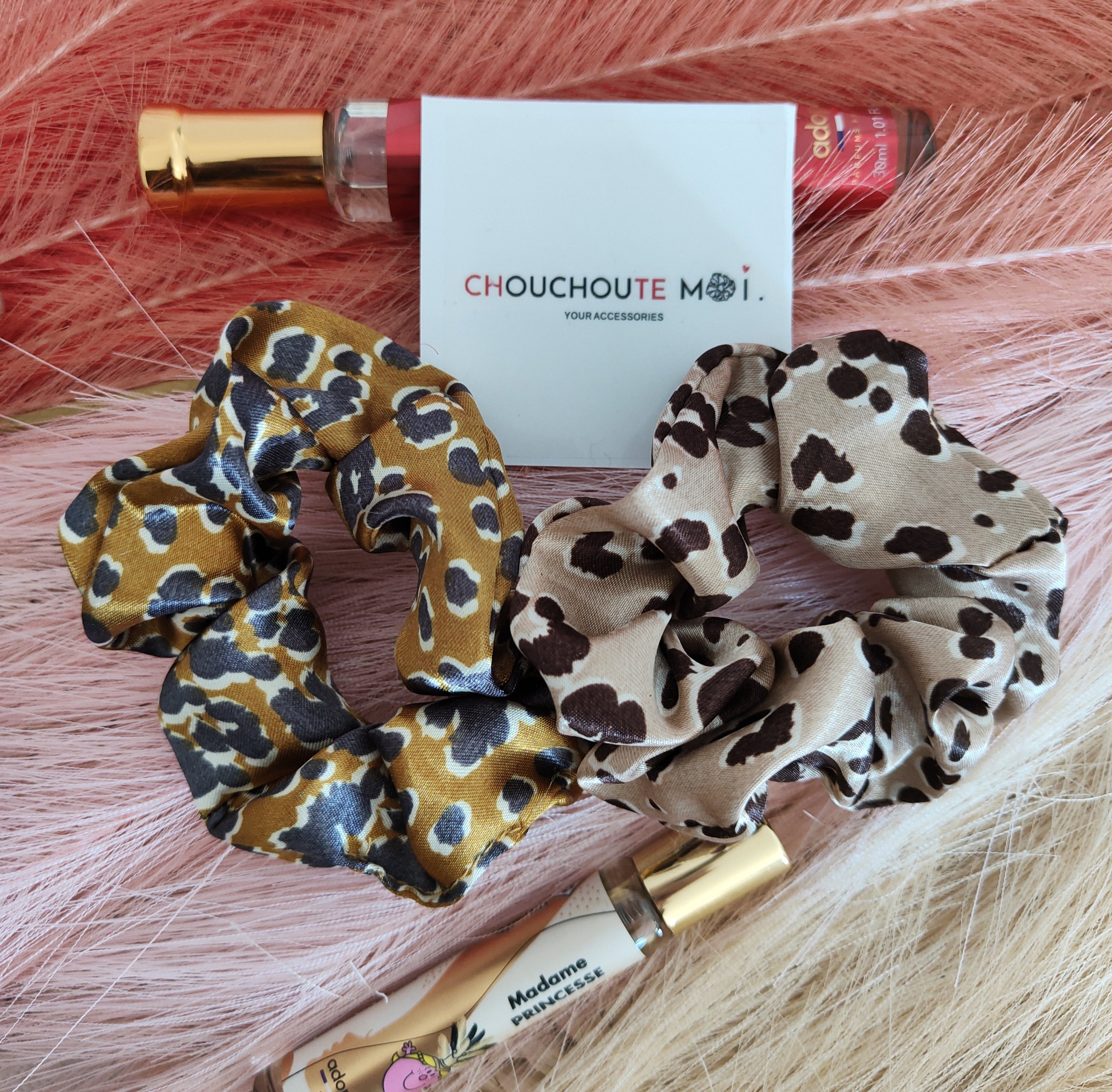 Lot de 2 Chouchous Cheveux Léopard – Chouchoute moi